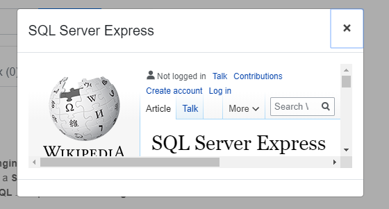 Preview & Modals | SBA Framework Documentation